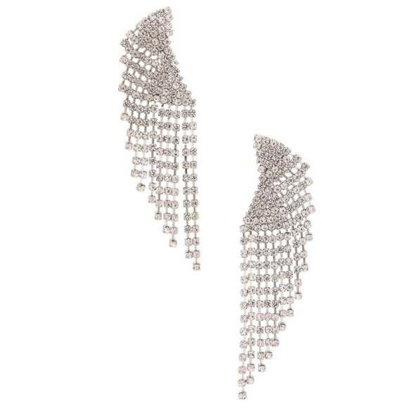 8 Other Reasons | Jewelry | Revolve Angel Wing Earrings Silver | Poshmark